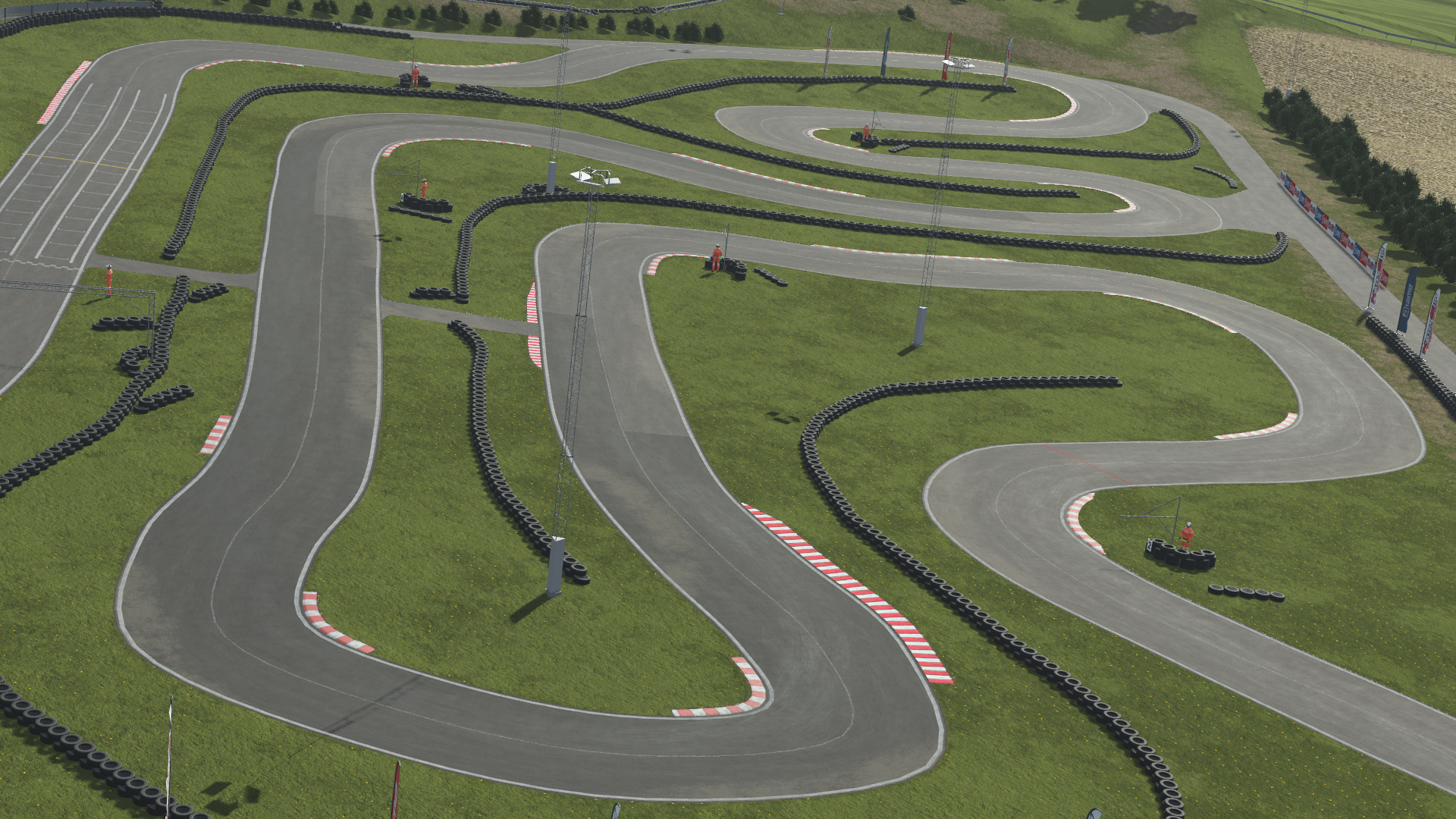 Trøgstad Karting Track | Race now in the KartSim Pro EU Software